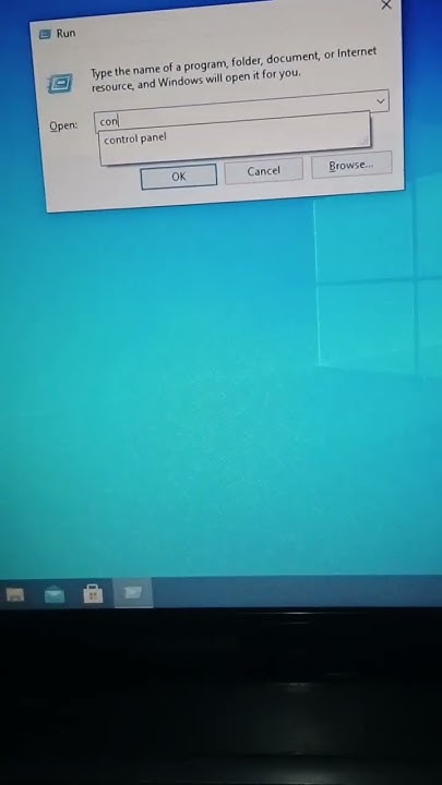 How to open control center using run command #shorts #youtubeshorts #shortsvideo - YouTube