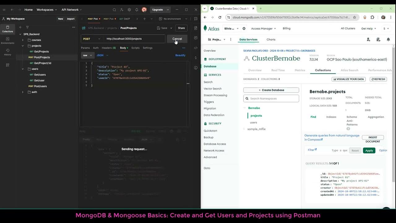 Prueba MongoDB, Mongoose , Postman - YouTube