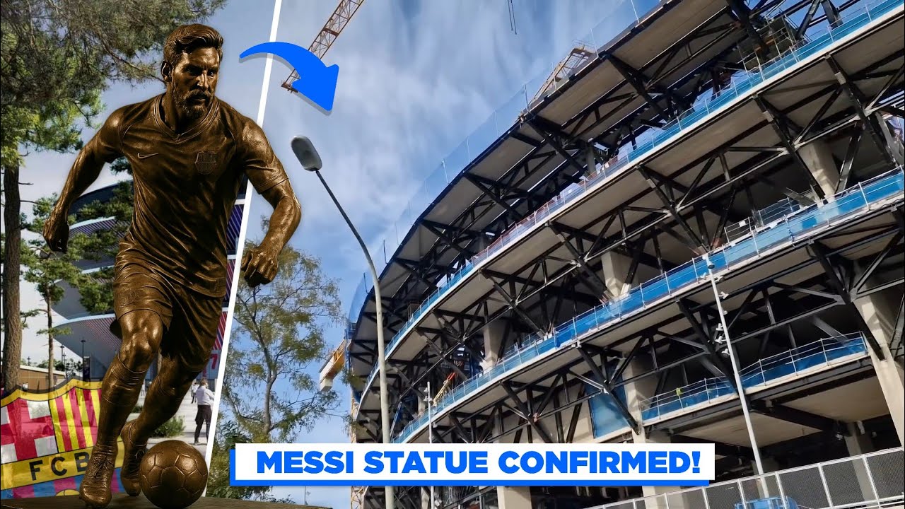 Camp Nou Update – November 15, 2025 | Messi Statue Confirmed & Huge ...