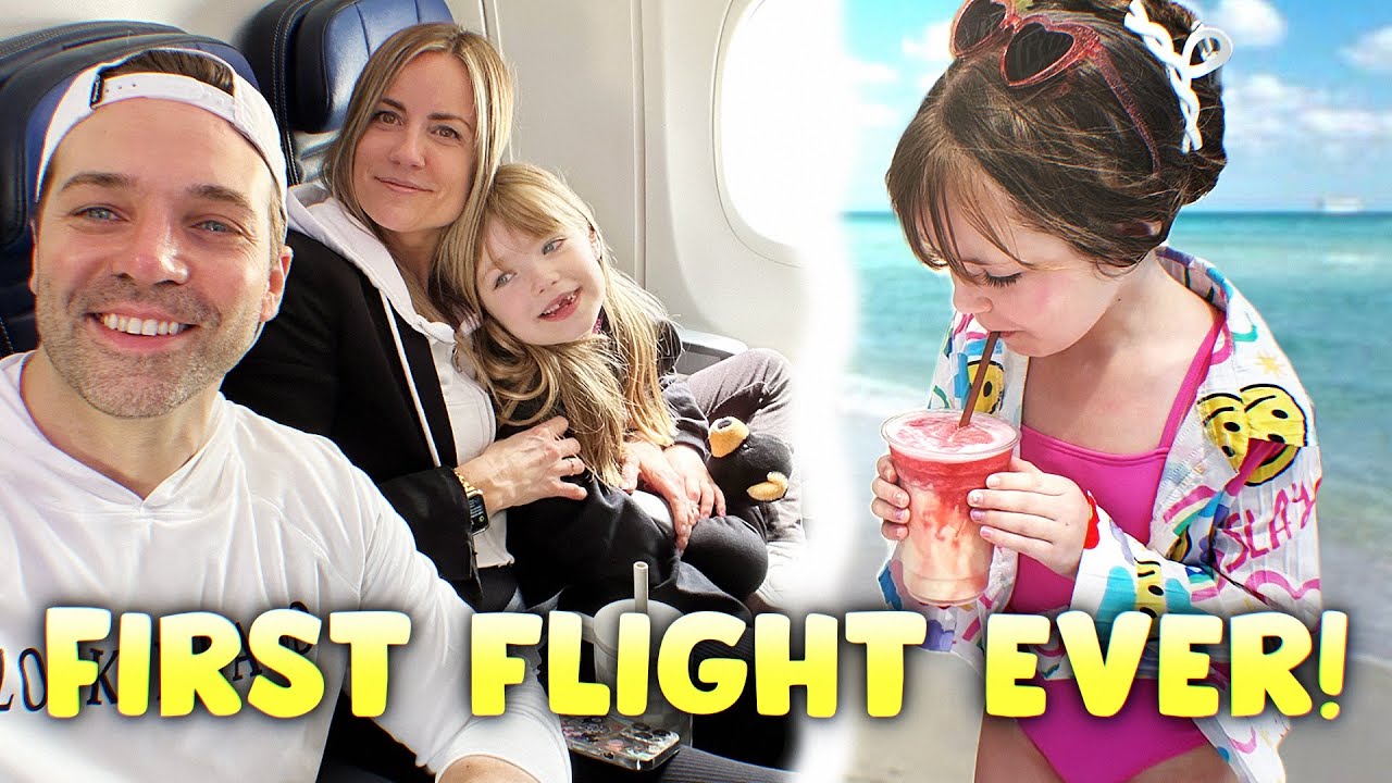 Ava’s FIRST Ever FLIGHT to Miami!! ☀️💗 (got scared!) - YouTube