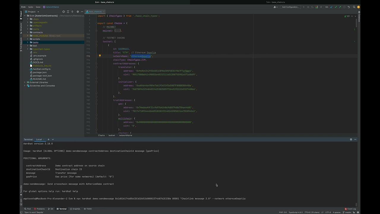 Asterizm Protocol & CCIP integration DEMO video for Constellation ...