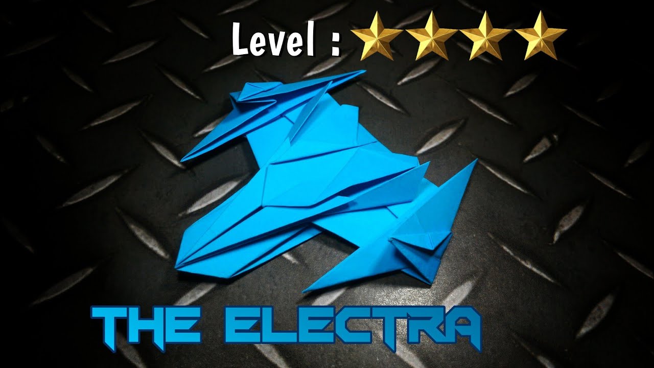 Origami Plane Papertoy - THE ELECTRA - deyeight collection 2018 - YouTube