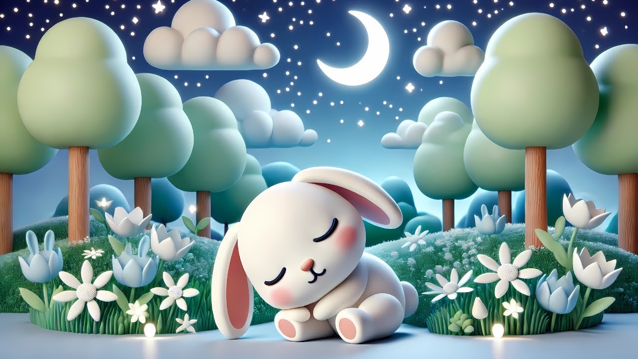 The Sleeping Bunny 🌙 A Gentle Sleep Story with Calming Music for Kids ...