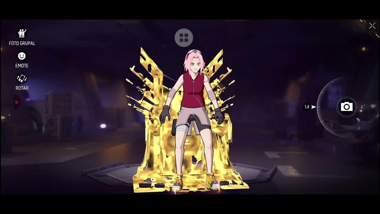 SAKURA HARUNO EN FREE FIRE - YouTube