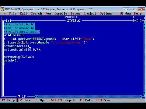 setfillstyle( ) ,floodfill( ),and setcolor( ) FUNCTIONS IN C GRAPHICS [IN HINDI] - YouTube