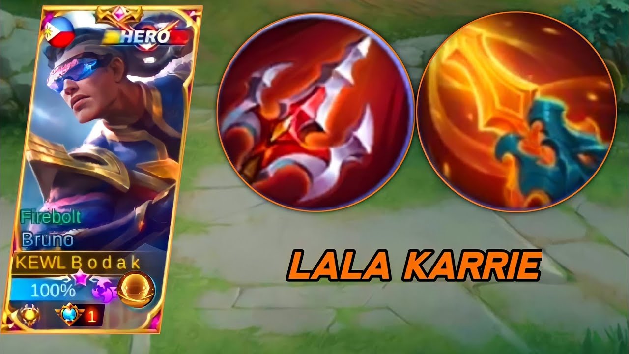 Bruno build and emblem Burst down Karrie - Mobile Legends Bang Bang ...