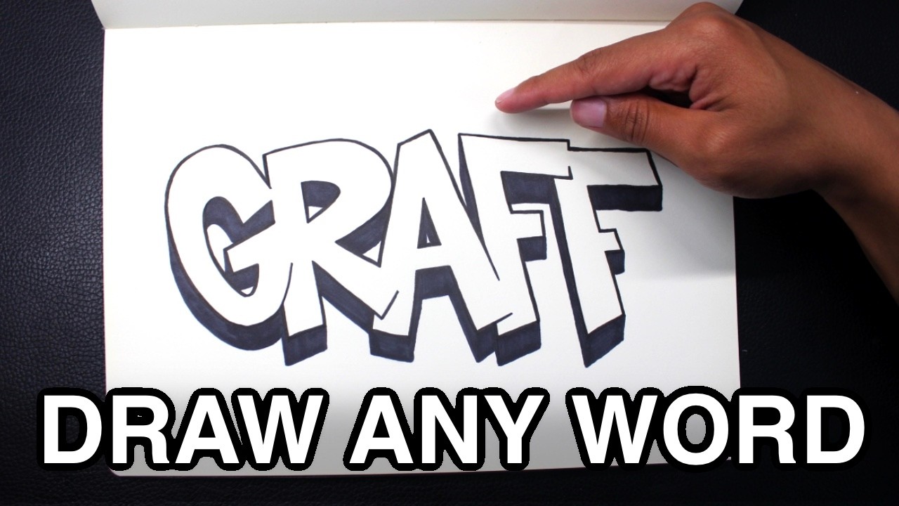 How to Do Graffiti – Draw Any Word in Graffiti Style - YouTube