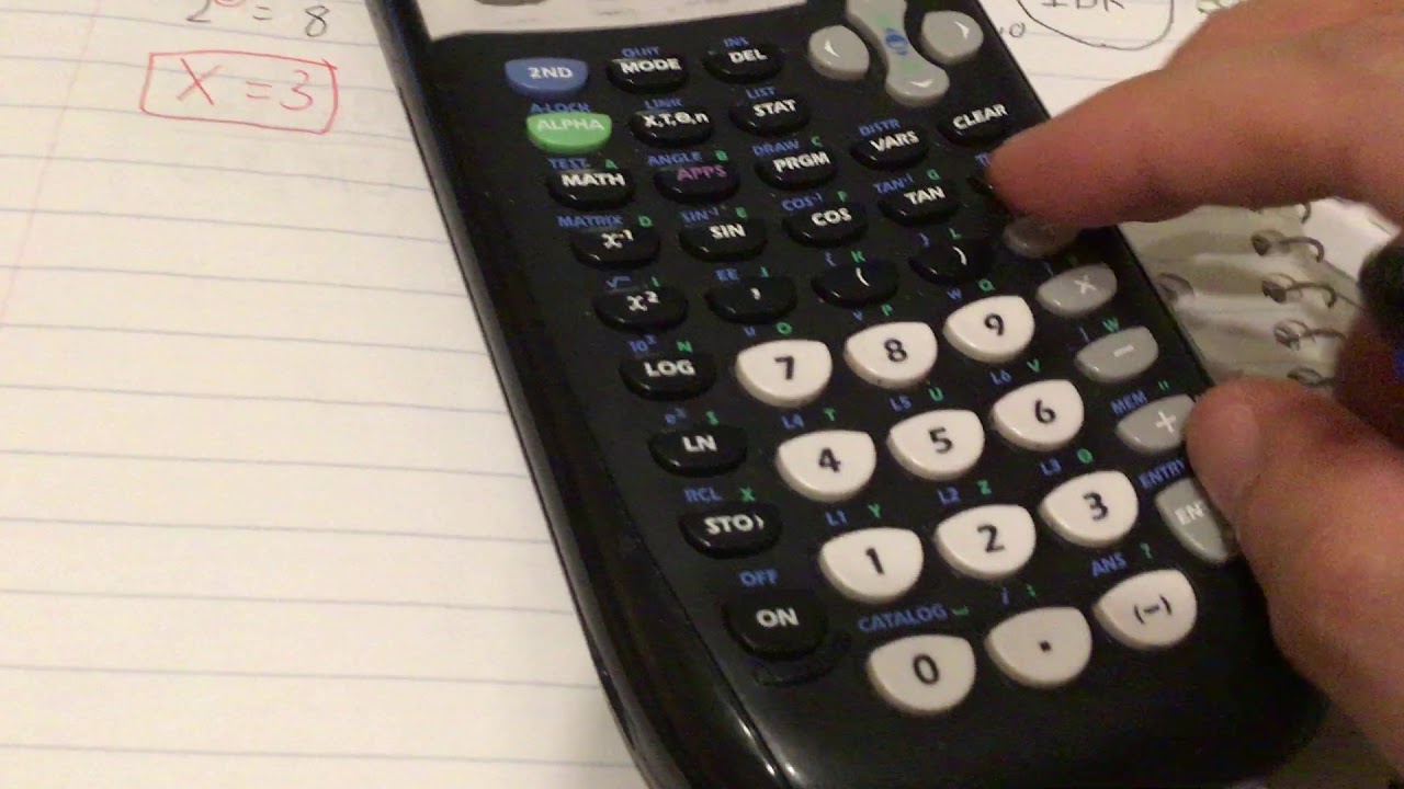 What Does The LOG Button Actually Do What Is The Change Of Base