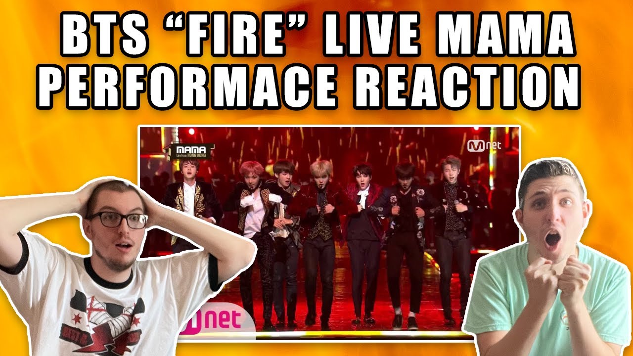 KPOP FANS REACT TO (2016 MAMA) BTS FIRE LIVE PERFORMANCE - YouTube