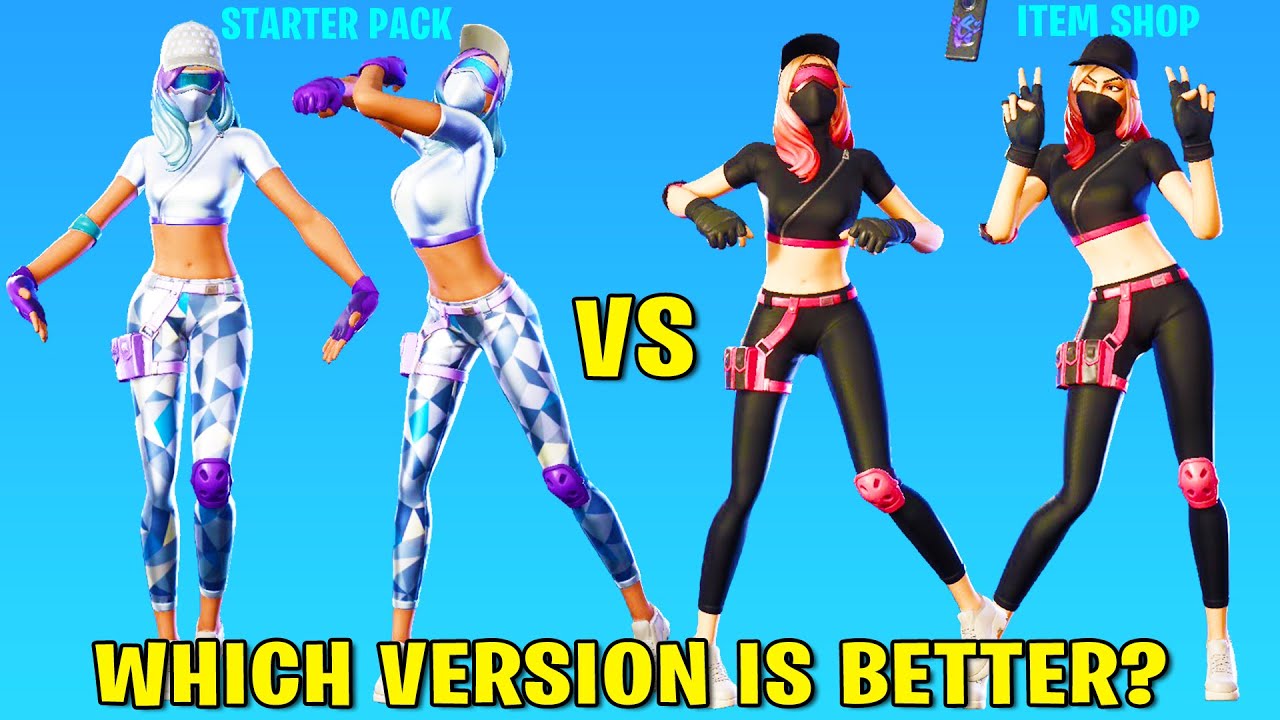 NEW Diamond Diva Starter Pack vs Athleisure Assassin - Similar Skins in ...