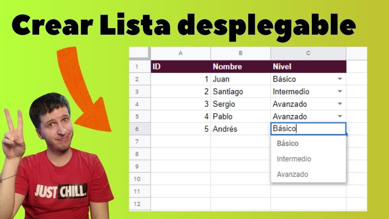 📊🔽 Cómo Crear una Lista Desplegable en Excel Drive: Tutorial Fácil - YouTube