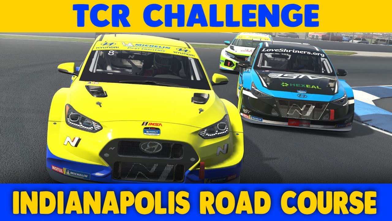 TCR Challenge at Indianapolis Road Course | S4 2024 iRacing - YouTube