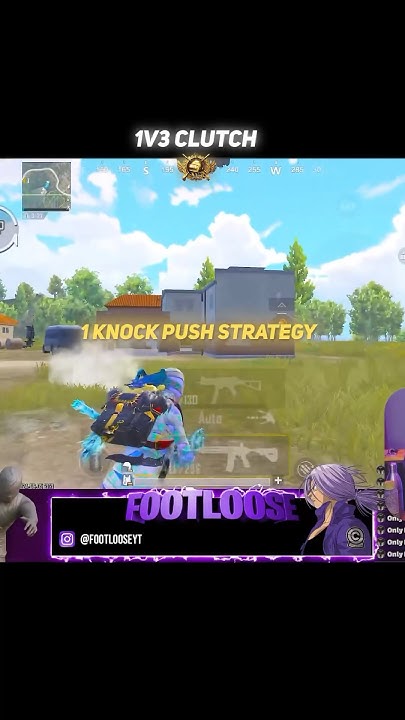 1 knock push strategy 😮#bgmishorts #bgmi #shorts #shortsfeed #pubg - YouTube