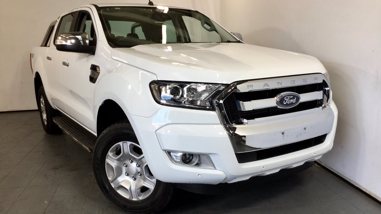 Ford Ranger XLT Double Cab 2017 White Stk Number - 66501 - YouTube