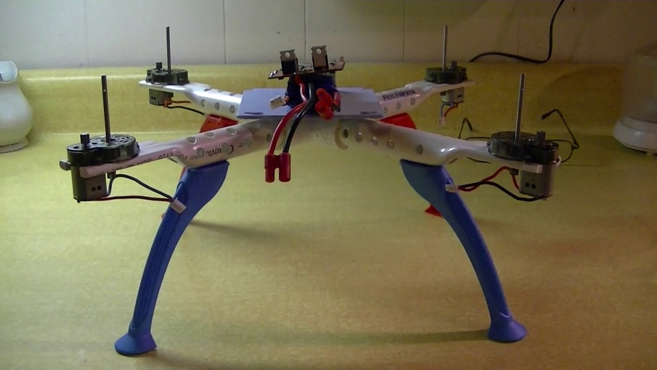 Part 1 - 1/2" PVC Pipe Quadcopter Build. - YouTube