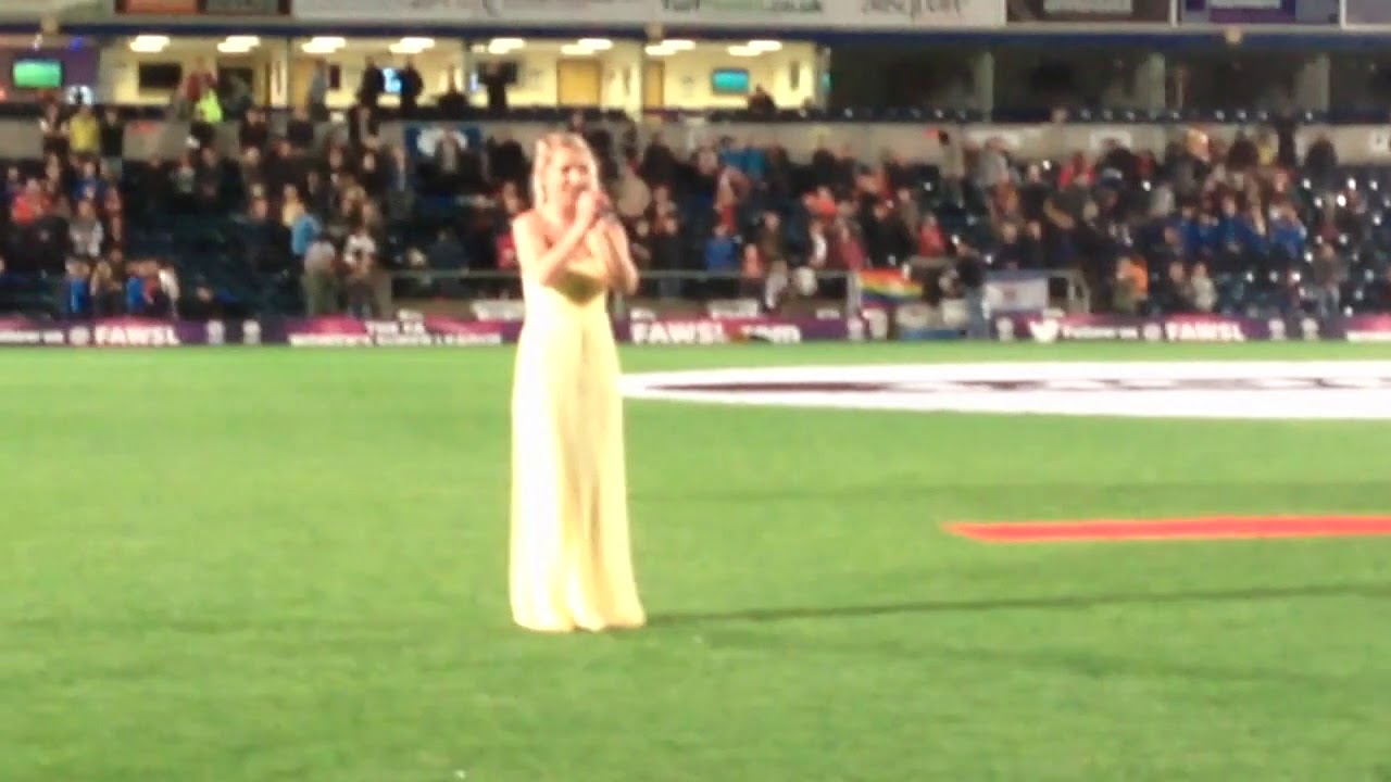 Emily Haig Soprano National Anthem Womens WSL Continental Cup Final 16 ...