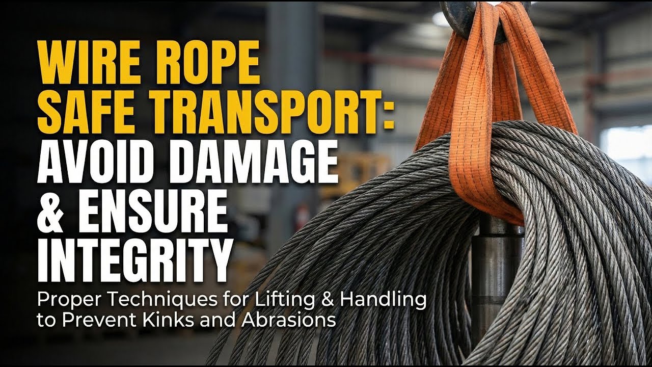 Proper Lifting & Handling of Steel Wire Rope | SSTC Guide - YouTube