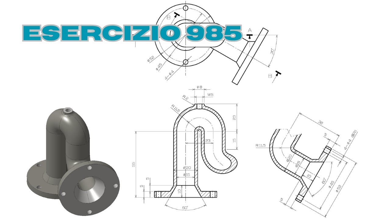 Esercizio 985 - Fusion 360 - Un ulteriore step con lo strumento Sweep ...