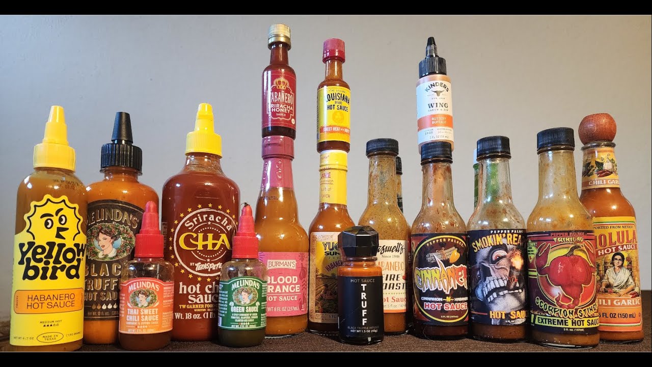 We conquer some Hot Sauce and rank them! - YouTube