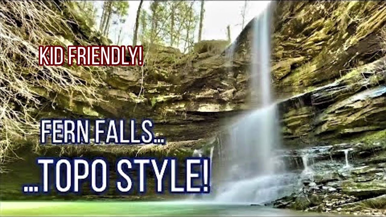 Waterfall Hike to FERN FALLS - TOPO Style | WATERFALLS IN AR | Arkansas ...