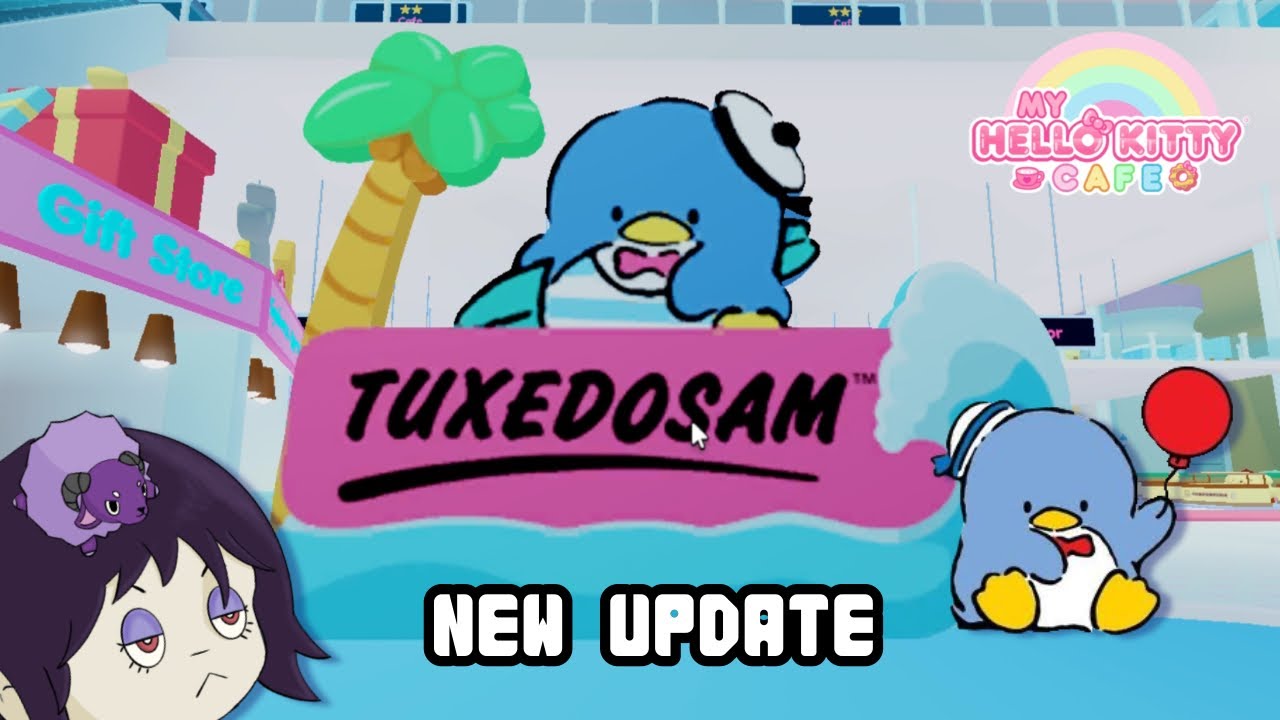 [NEW UPDATE] My Hello Kitty Cafe! Tuxedo Sam & Playtime rewards - YouTube