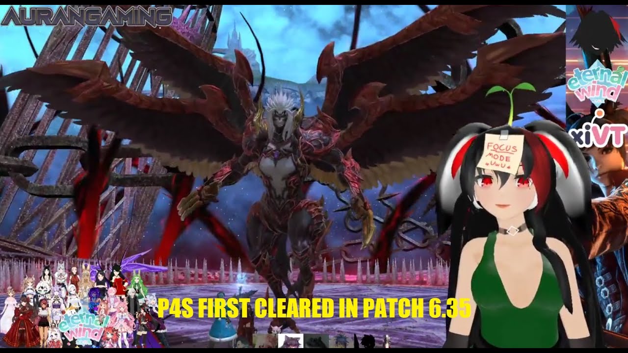 FFXIV! Auran clears FIRST P4S CLEAR! Part 1 and 2! - YouTube