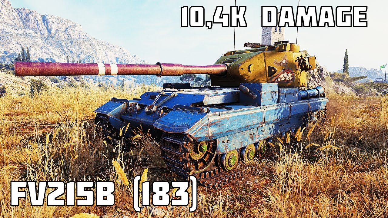FV215b (183) • 10,4K DAMAGE 5 KILLS • World of Tanks - YouTube