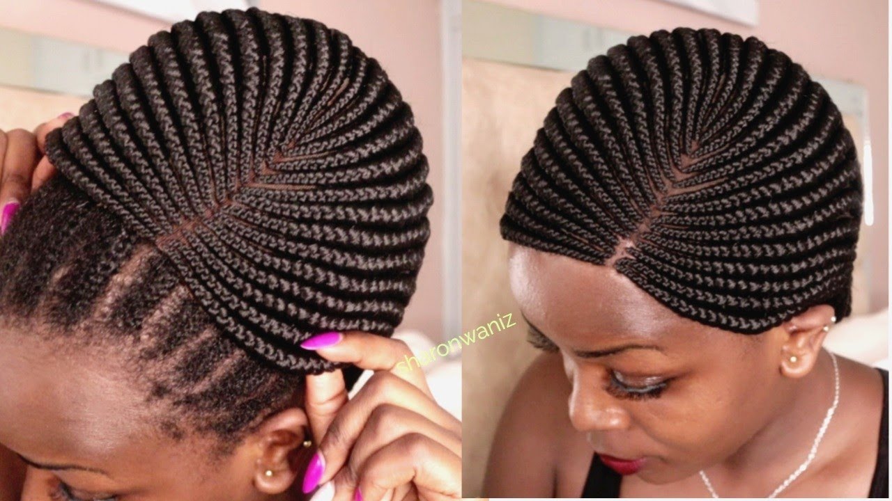 Ghanian Braids/Wig.Requested Video No Closure Braided Wig.Wig ‼️No ...