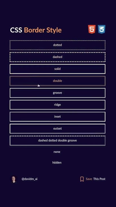 Border Style Css Htmlcss Coding Css3 Html Webdesign Webdevelopment Frontend Software