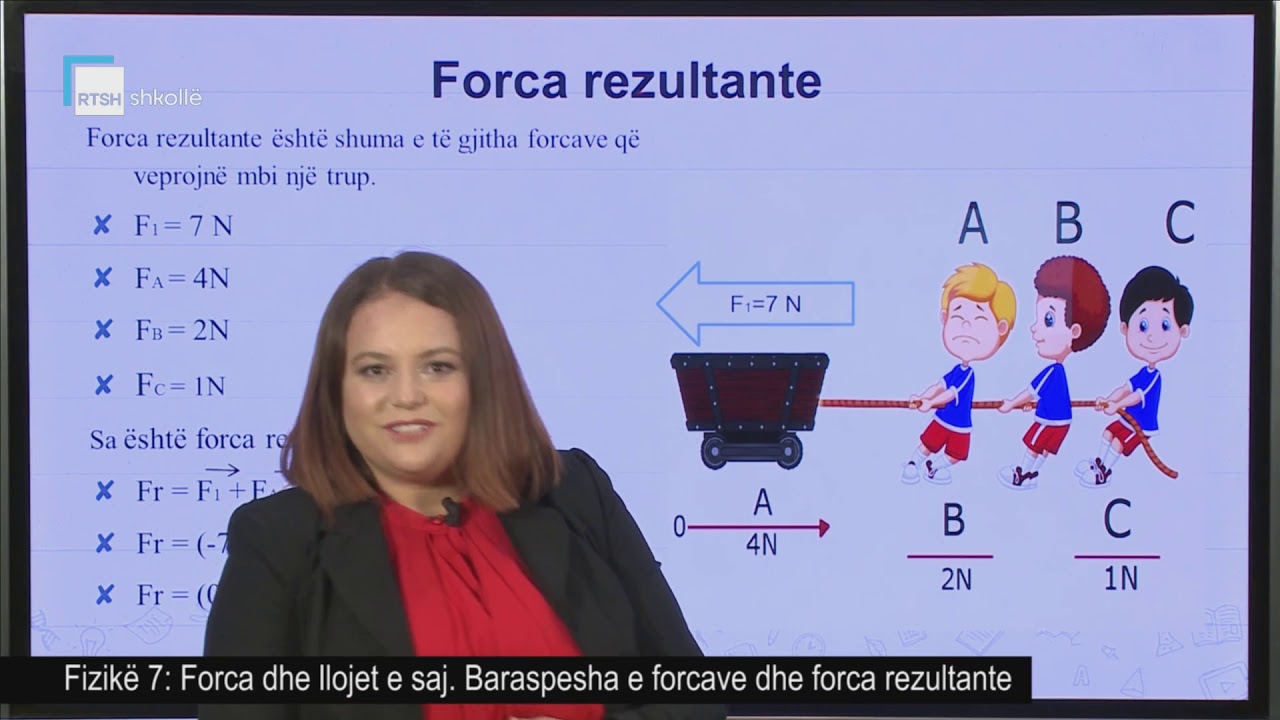 Fizikë 7 - Forca dhe llojet e saj. Baraspesha e forcave dhe forca ...