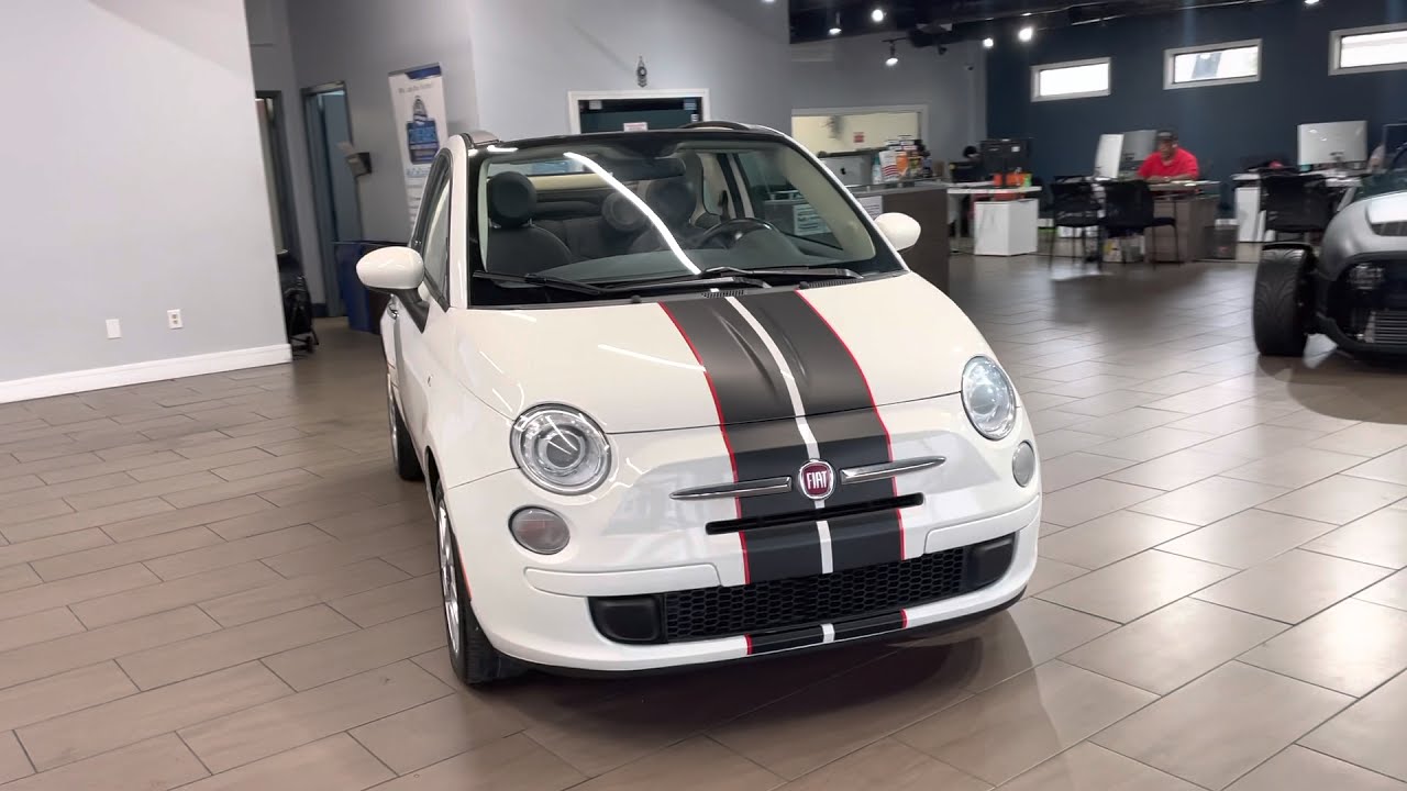 2013 Fiat 500c Pop Convertible FWD I4 1.4L Automatic - YouTube