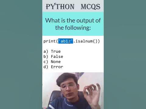 Python Multiple Choice Question Explained | 1-Minute Python Tips # ...