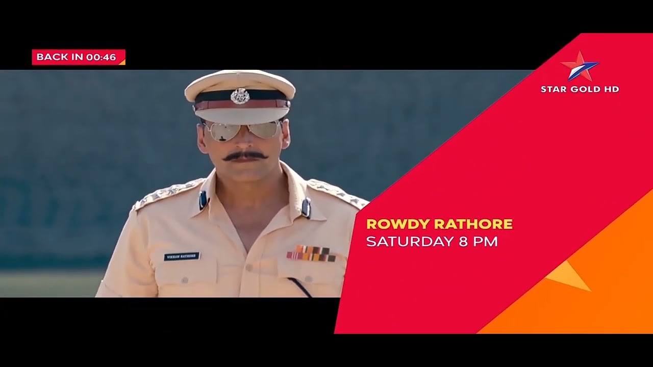 Rowdy Rathore Saturday 8 Pm Only On Star Gold - YouTube