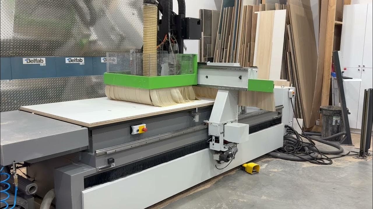 Cnc Biesse Rover 1224 K FT 4 x 8 pieds 2018 Mqsolution.com 418-573-2185 - YouTube
