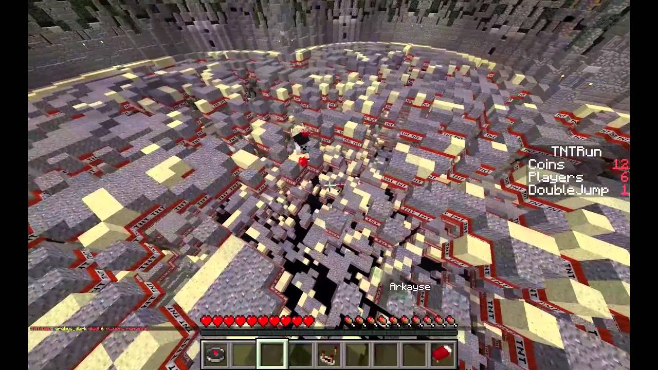TNT RUN - Minecraft TNT Run Mini Game Play with Radiojh Audrey Games ...