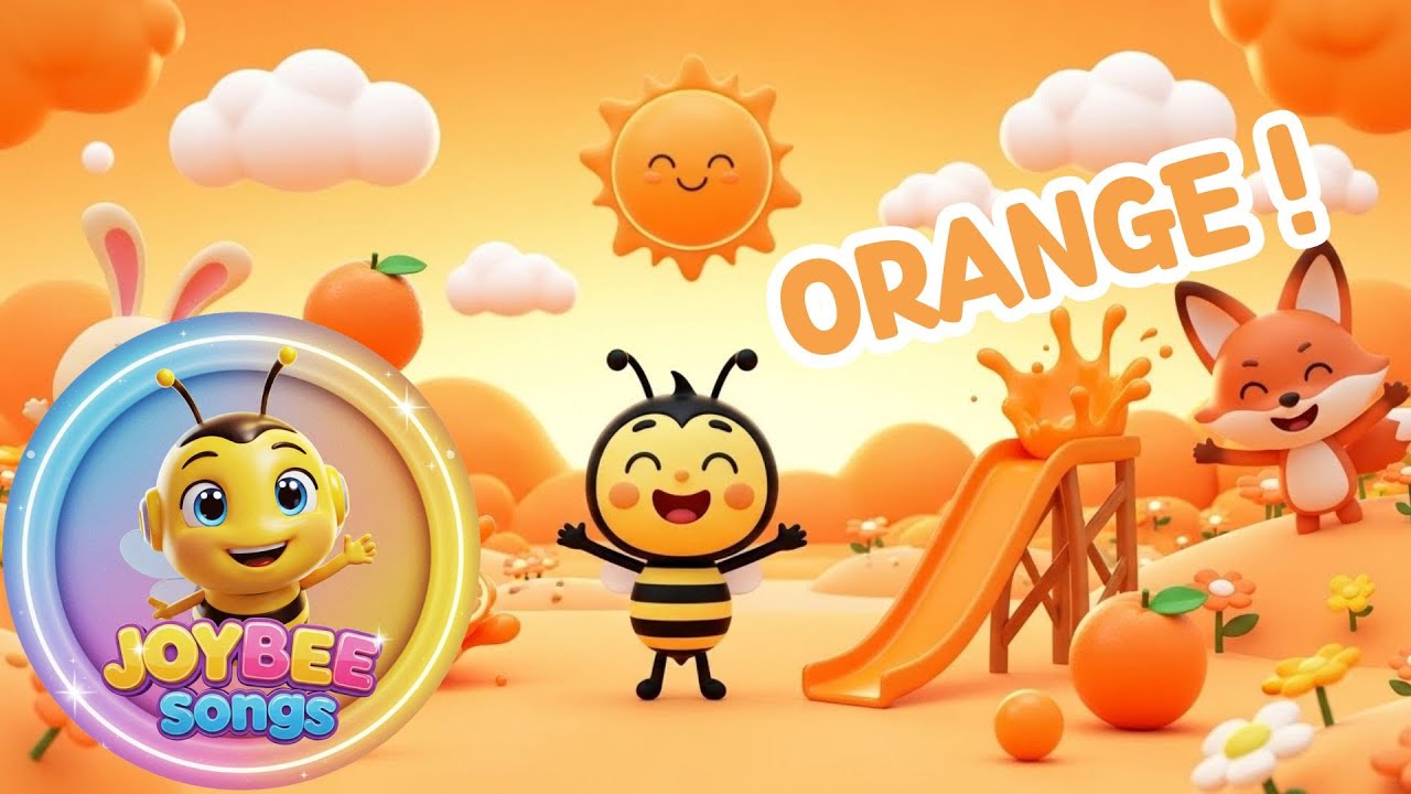 🍊 Orange, Orange Everywhere! | Fun Color Song with Joybee 🐝 - YouTube