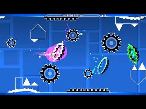 [Geometry Dash]Hiding In The Blue by fhewi(me)&more{layout} - YouTube