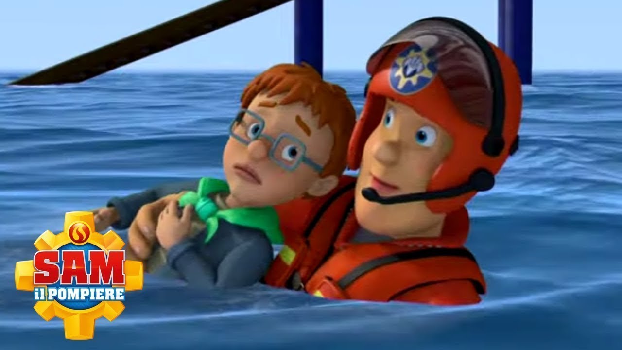 Sam salva l'uomo normanno! | Sam il Pompiere | Cartoni animati - YouTube