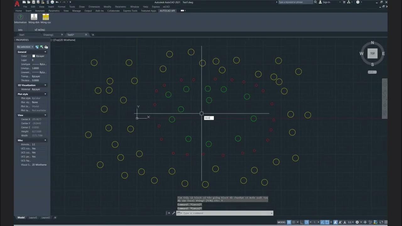 Autocad API with C# - Get Coordinate Block and Export in Excel - YouTube