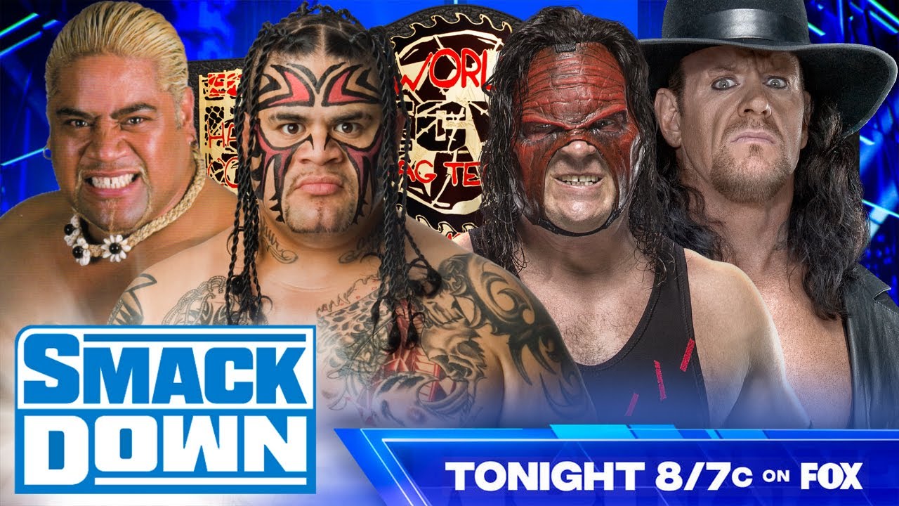 Rikishi & Umaga VS Kane & Undertaker - ECW Tag Champs (Smackdown #31 ...