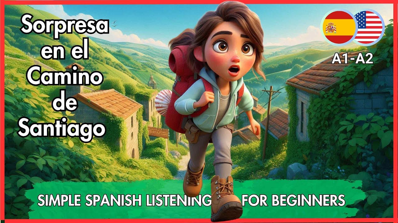 🔥 The Mystery of the Camino de Santiago 🏕️ | Spanish Story for A1-A2 ...