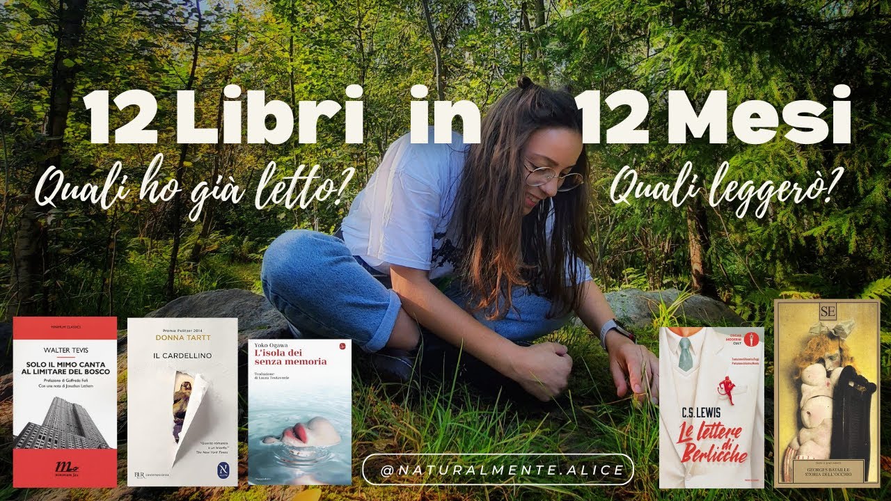 12 libri per 12 mesi: ecco la mia lista 2025 | Reading Challenge 📖 ...