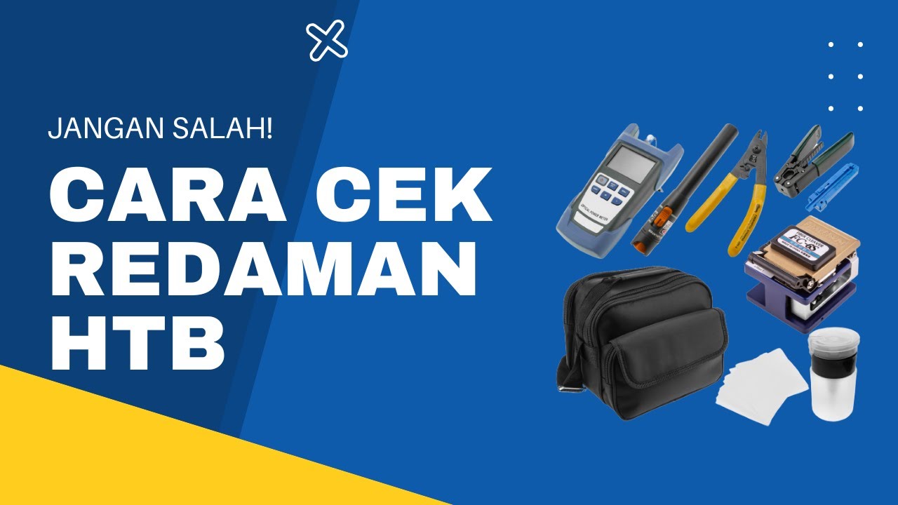 Cara Cek Redaman Kabel Fiber Optik Dengan OPM Optical Power Meter - YouTube