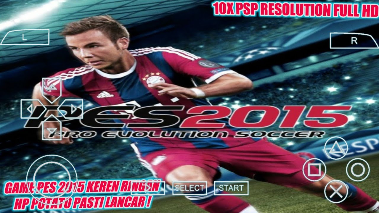 Keren Banget ! Coba Game PES 2015 Setting Grafik 10X PSP Lebih HD Cuy ...