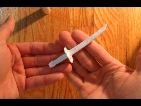 Origami katana