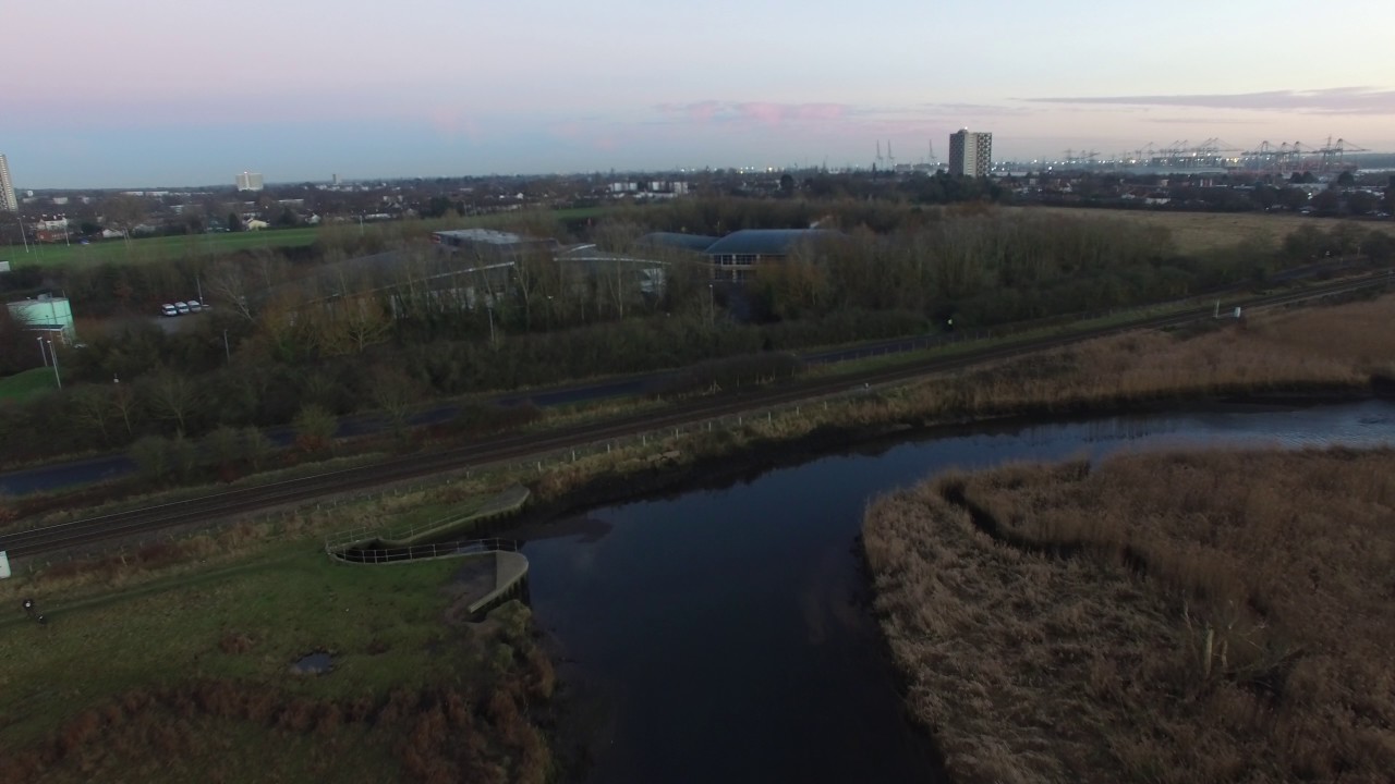 2016-12-28 Test Valley, Totton, Southampton UK. DJI P3P Drone - YouTube