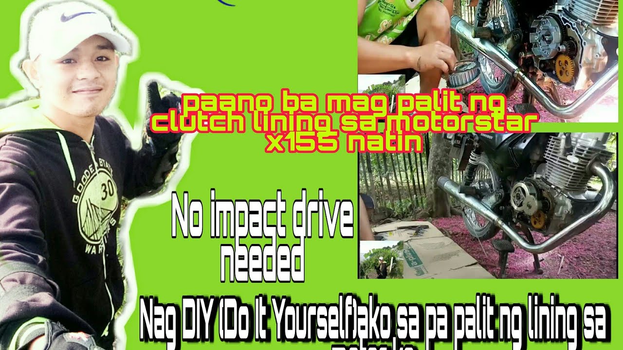 Motorstar x155 paano mag palit ng clutch lining - YouTube