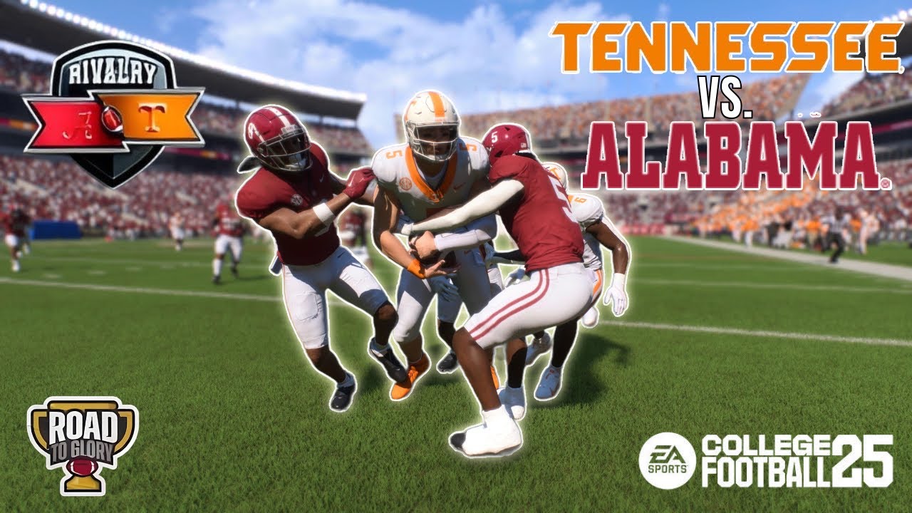 Tennessee Vs. Alabama Rivalry Showdown! Third Saturday In October ...
