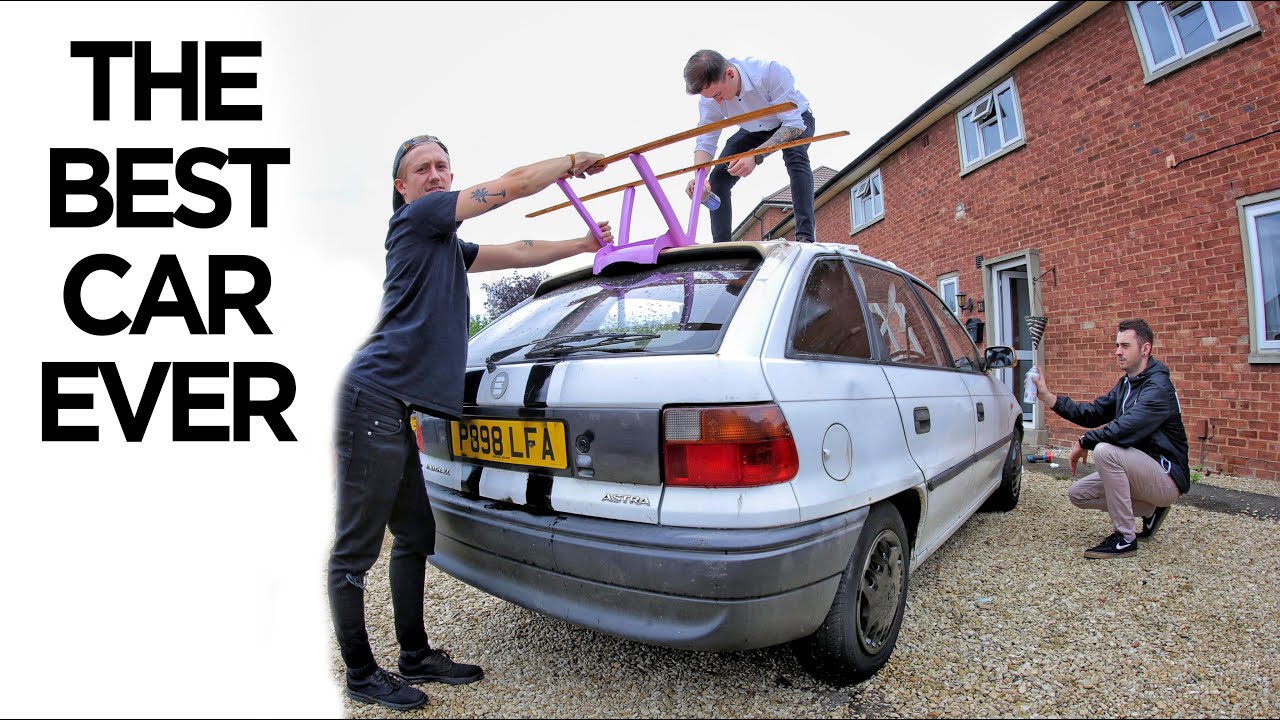 Modding our banger car - YouTube