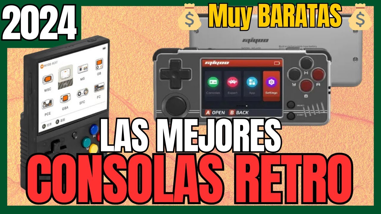 🕹 Las 7 mejores CONSOLAS RETRO BARATAS de Aliexpress 🕹 || 2024 || Mejor ...